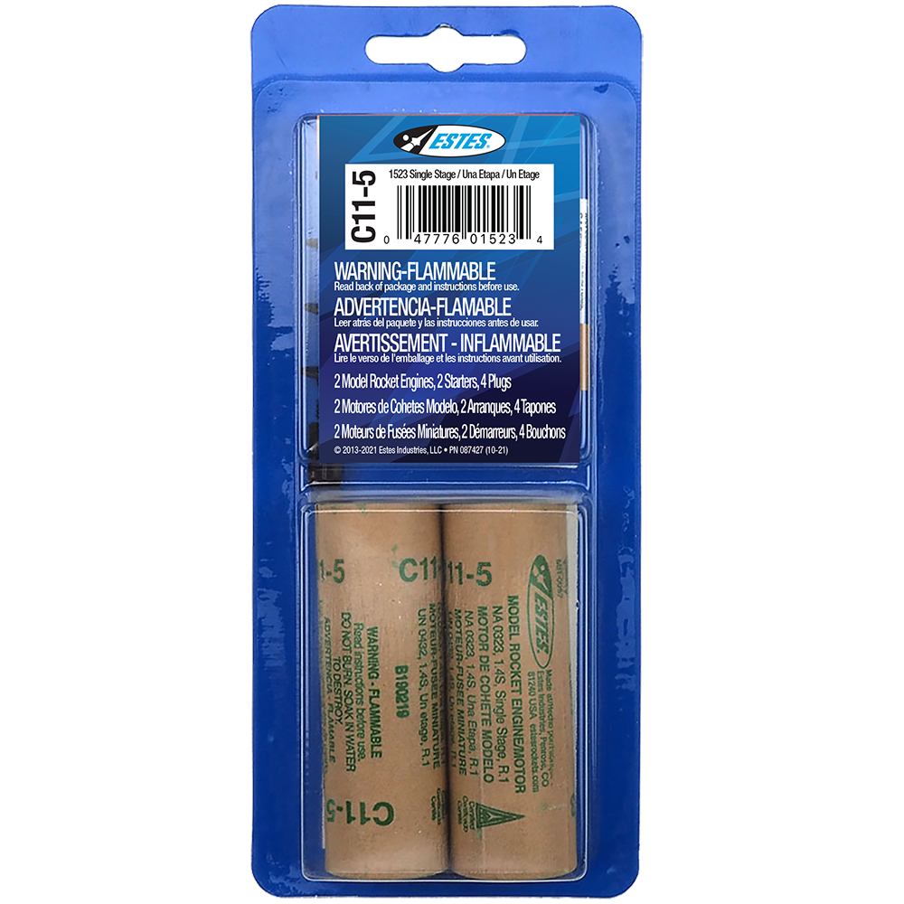 Rocket Motors And Consumables Estes Model Rocket Motors Estes C11 5