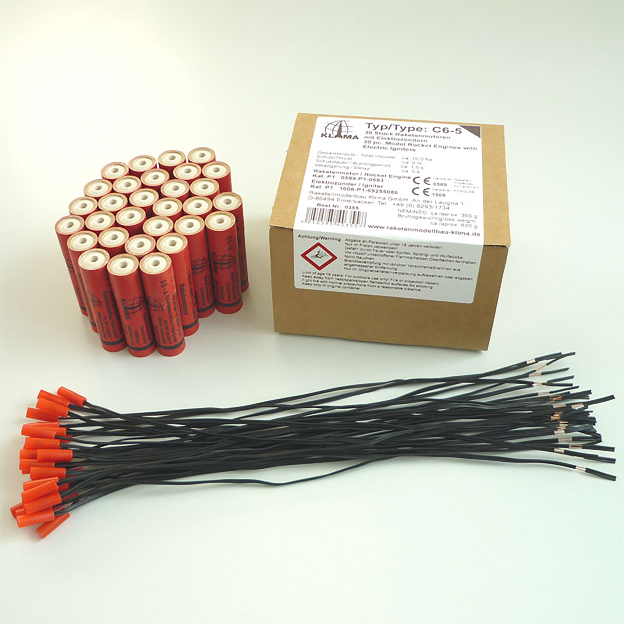 Rocket Motors And Consumables Klima Model Rocket Motors Klima C6 5