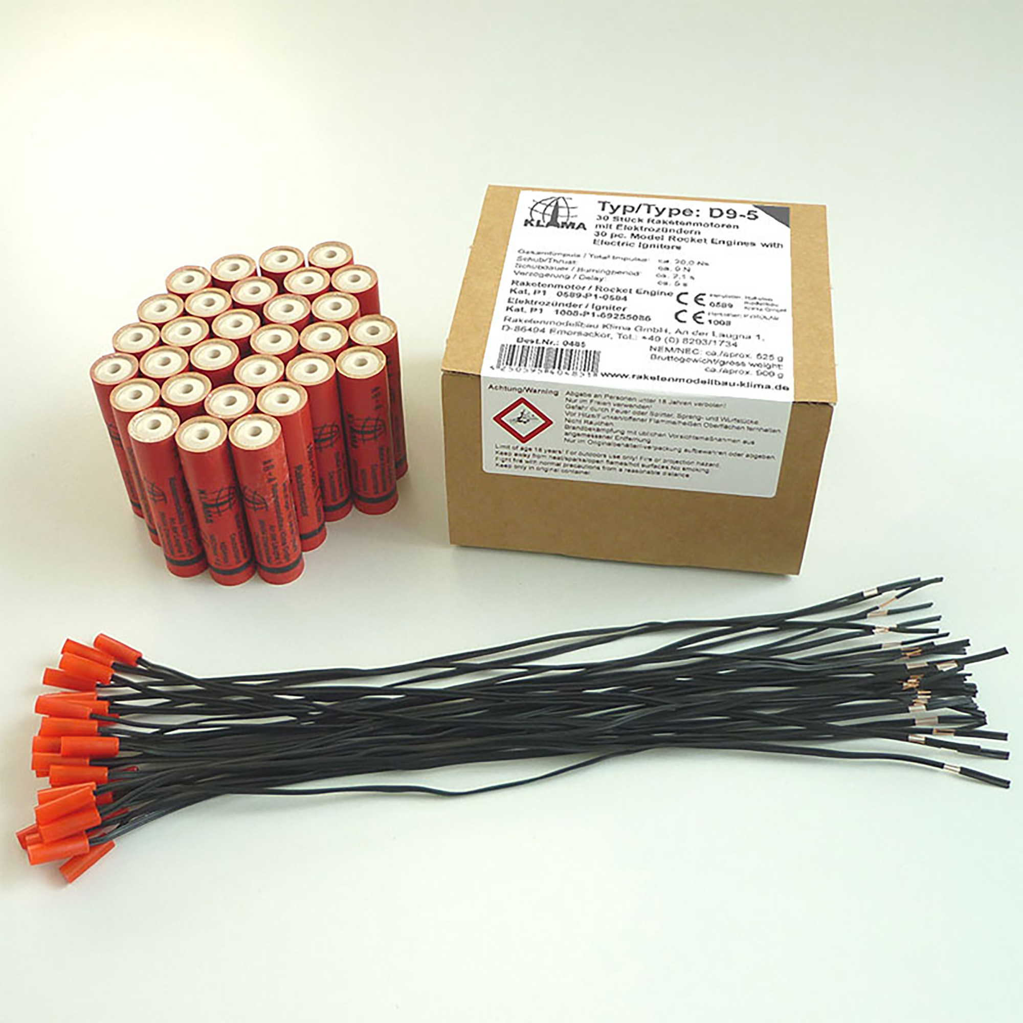 Rocket Motors And Consumables Klima Model Rocket Motors Klima D9 5